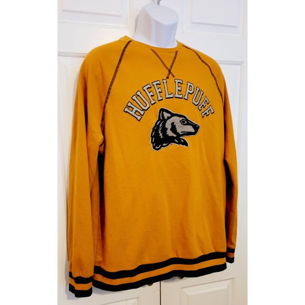 Harry Potter Yellow Hufflepuff House Sweatshirt With … - Gem